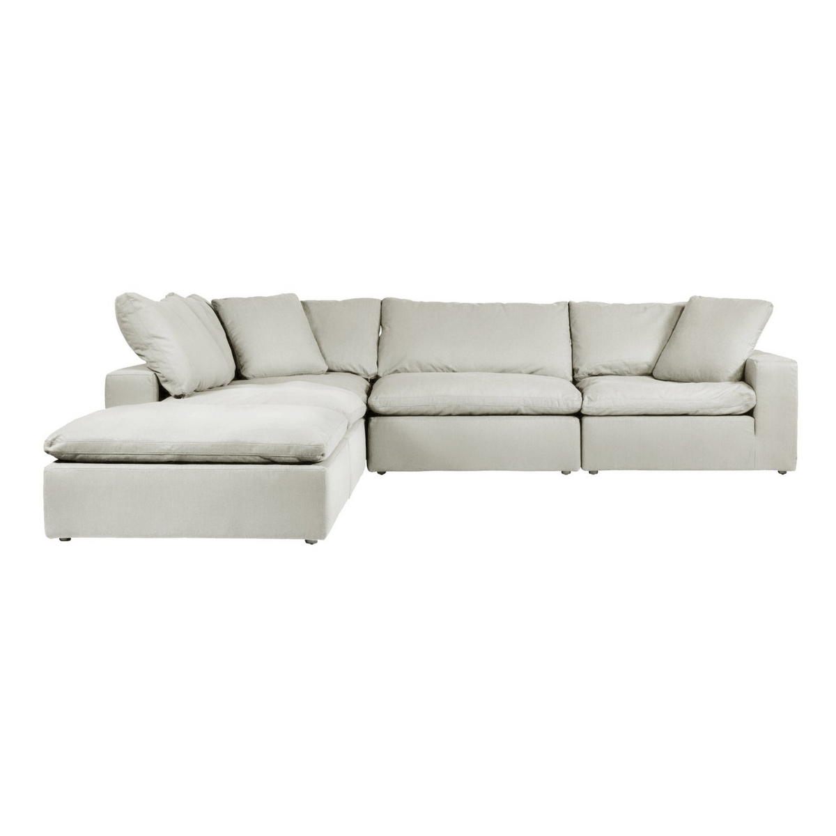 Cloud Classic | 5-Piece Modular Sofa (Includes Ottoman) – Banana Home